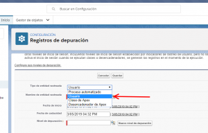 Habilitar logs por usuario en Salesforce - Jorge Arrambide